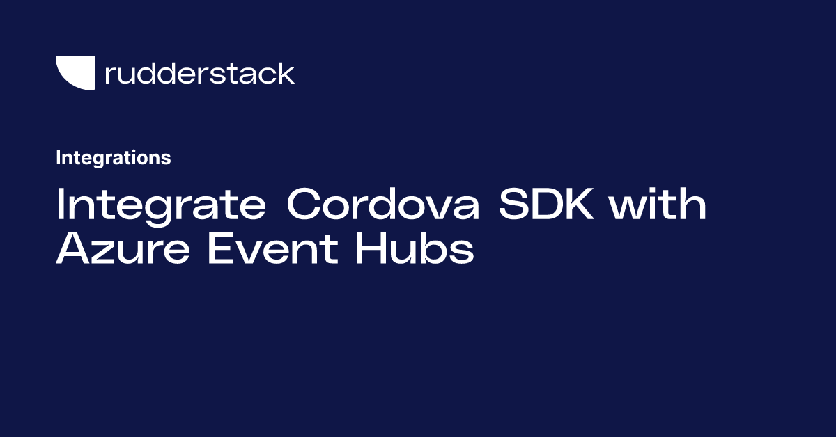 Integrate Cordova SDK with Azure Event Hubs