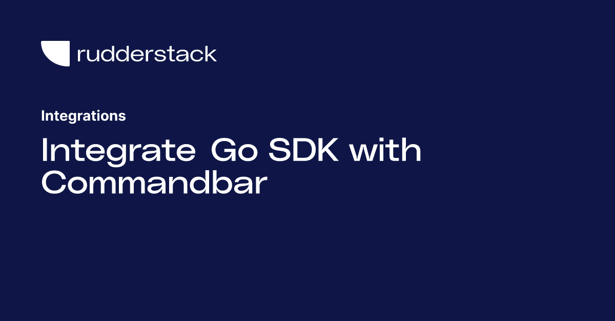 Integrate Go SDK with Commandbar