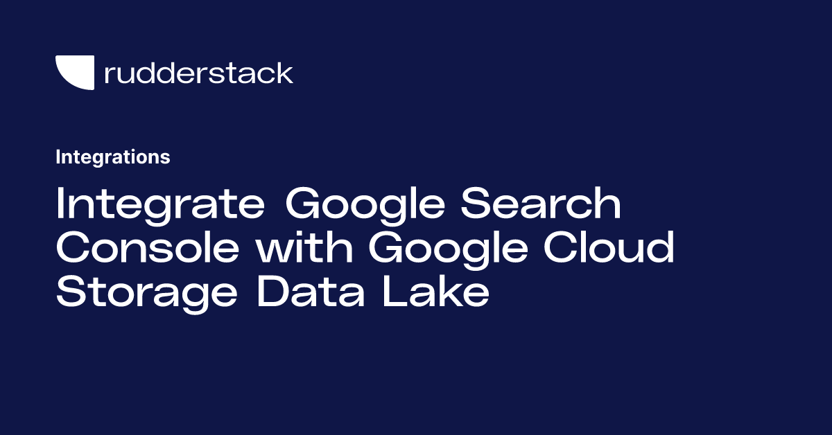 Integrate Google Search Console with Google Cloud Storage Data Lake