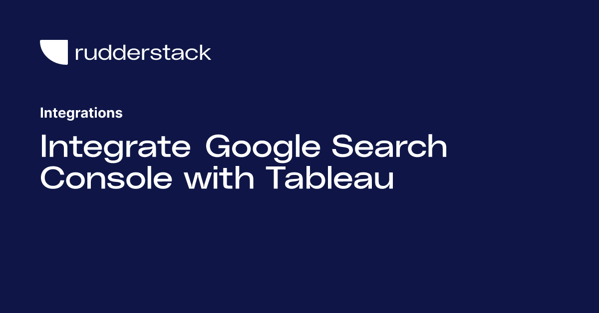 Integrate Google Search Console with Tableau