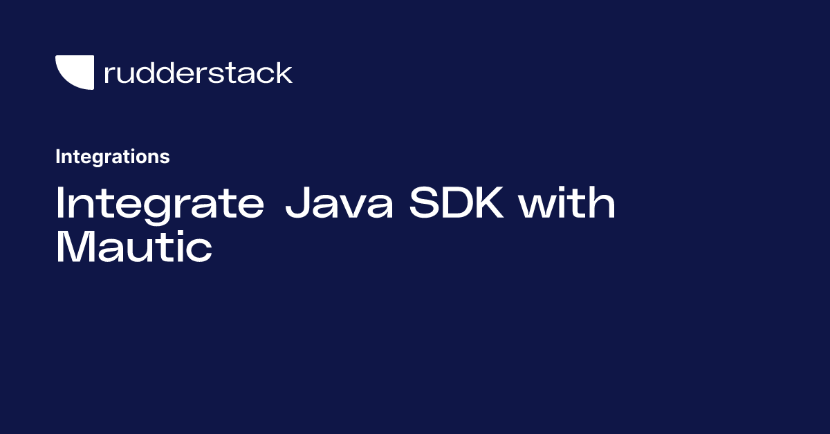 Integrate Java SDK with Mautic