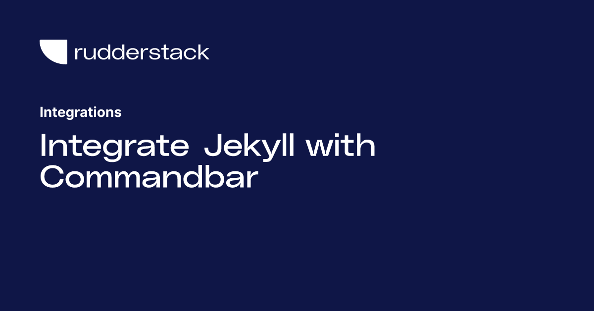 Integrate Jekyll with Commandbar