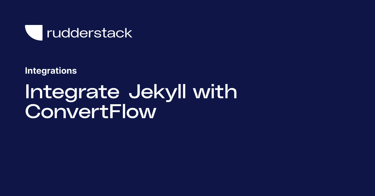 Integrate Jekyll with ConvertFlow