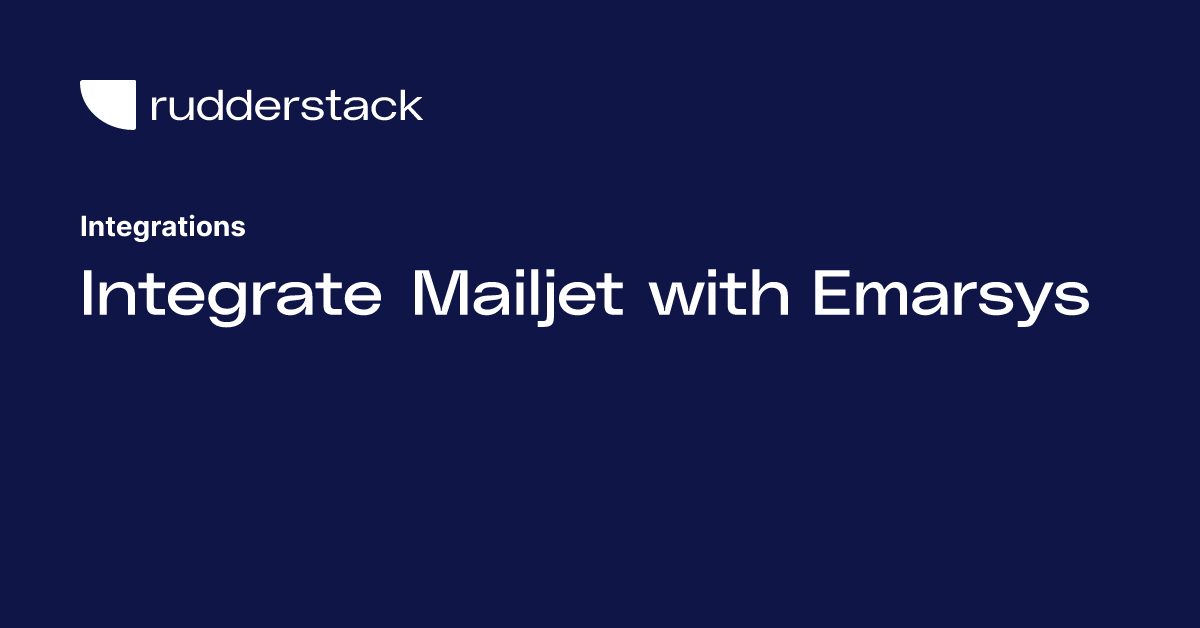 Integrate Mailjet with Emarsys
