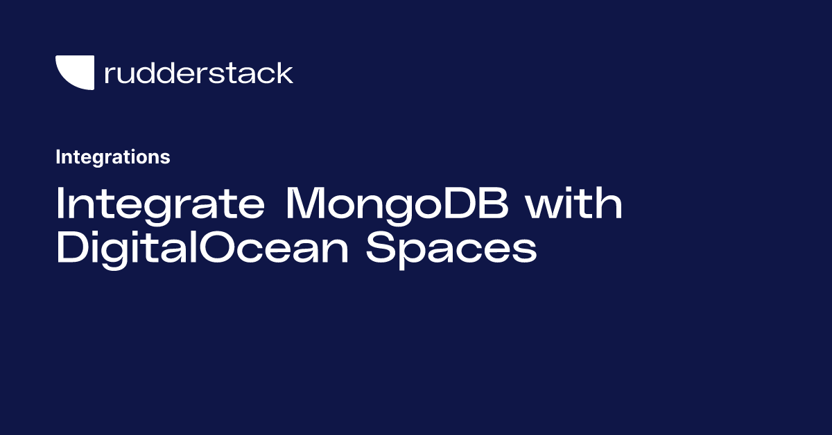 Integrate MongoDB with DigitalOcean Spaces