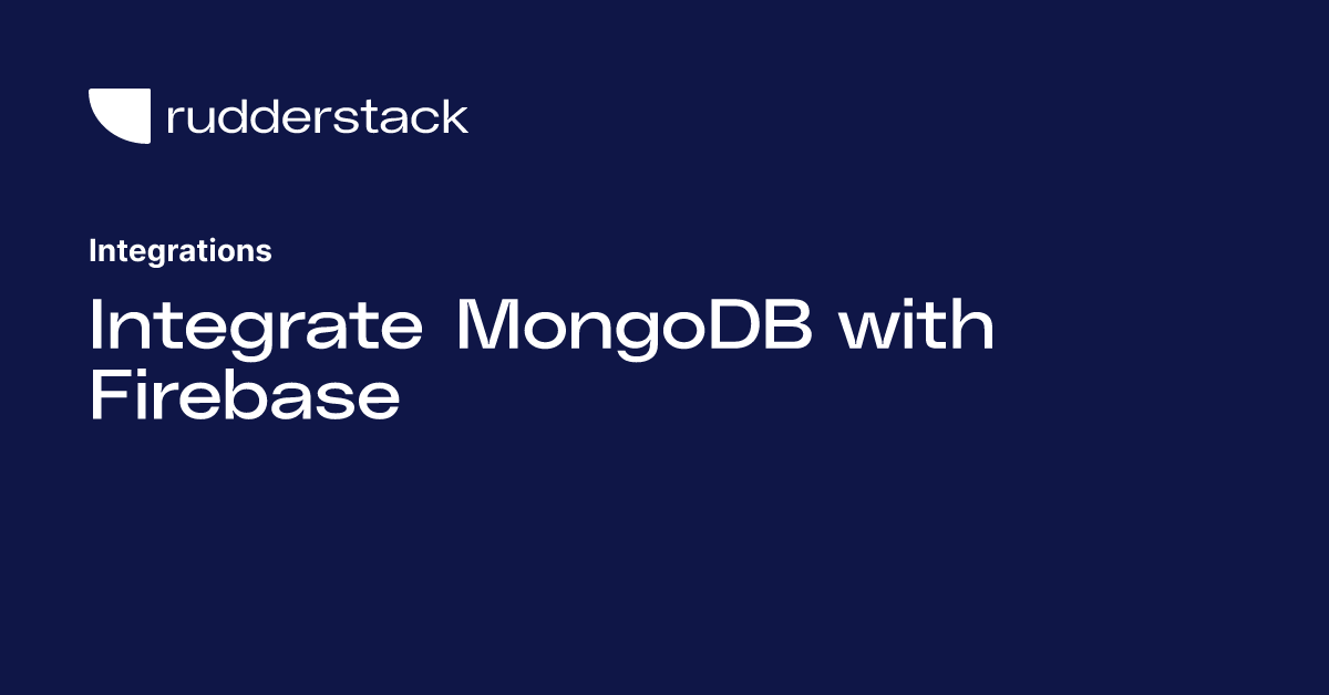 Integrate MongoDB with Firebase