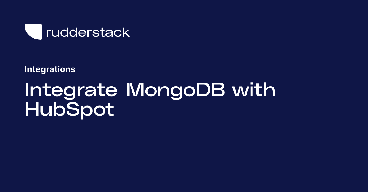 Integrate MongoDB with HubSpot