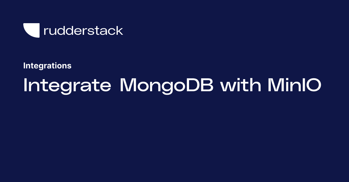 Integrate MongoDB with MinIO