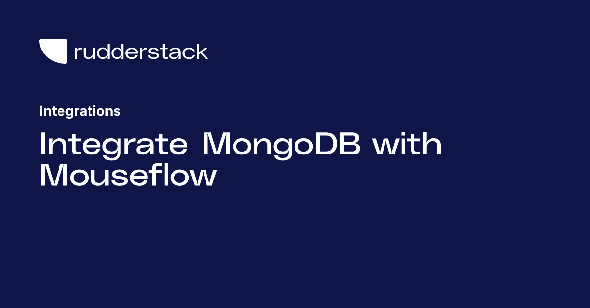 Integrate MongoDB with Mouseflow