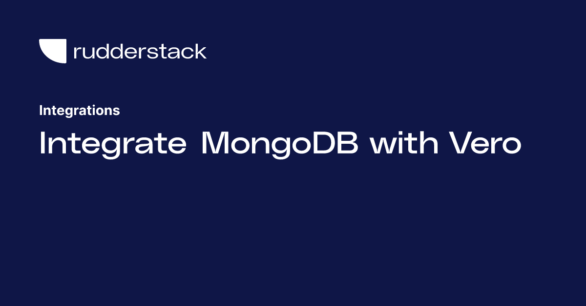 Integrate MongoDB with Vero