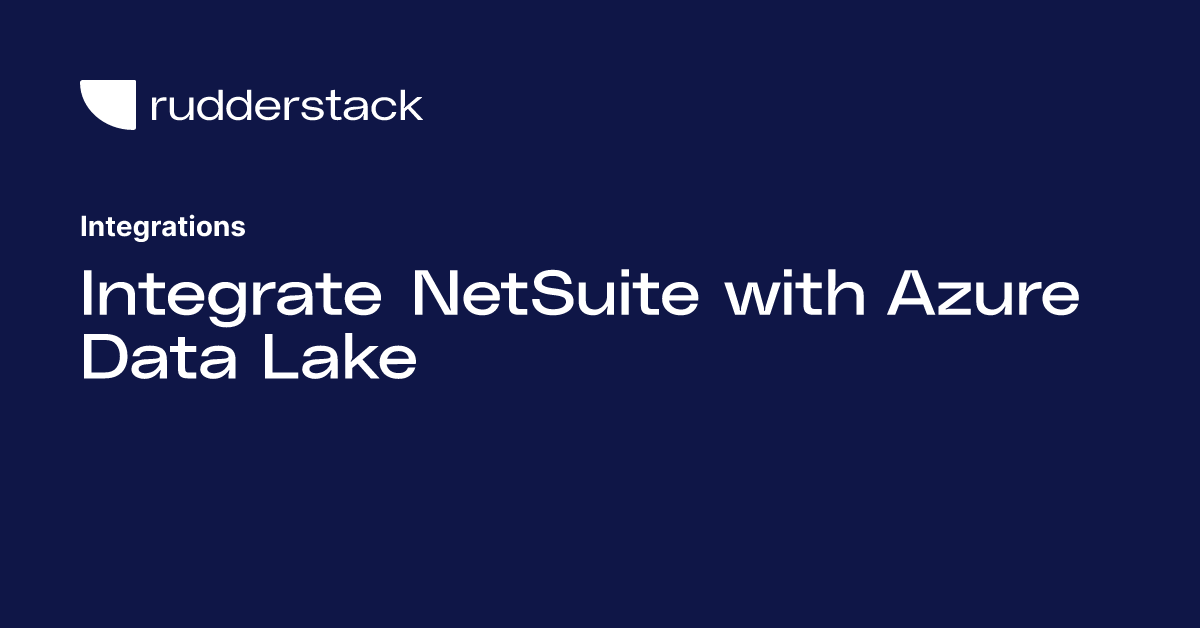 Integrate NetSuite with Azure Data Lake