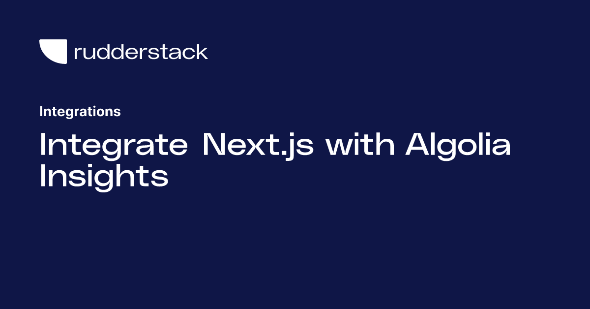 Integrate Nextjs With Algolia Insights