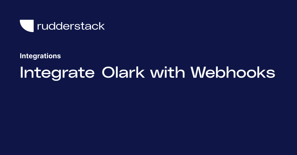 Integrate Olark with Webhooks