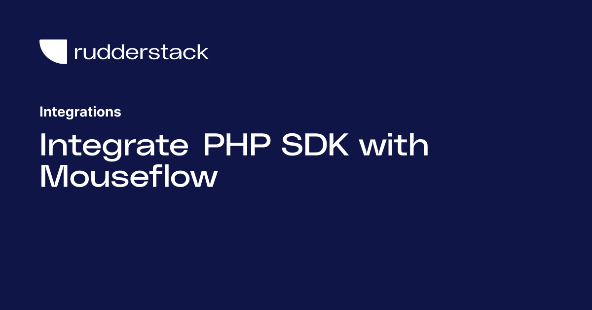 Integrate PHP SDK with Mouseflow