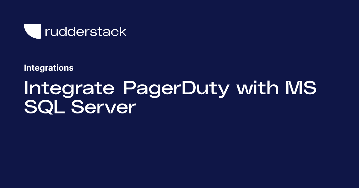 Integrate PagerDuty with MS SQL Server