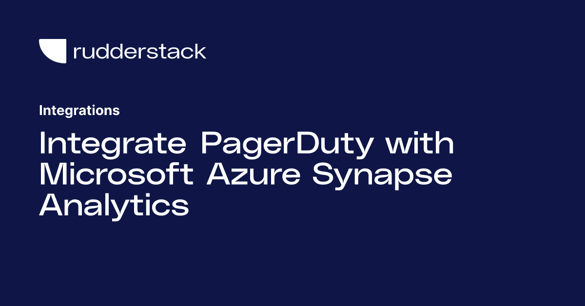 Integrate PagerDuty with Microsoft Azure Synapse Analytics