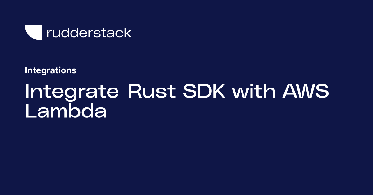 Integrate Rust Sdk With Aws Lambda 9089