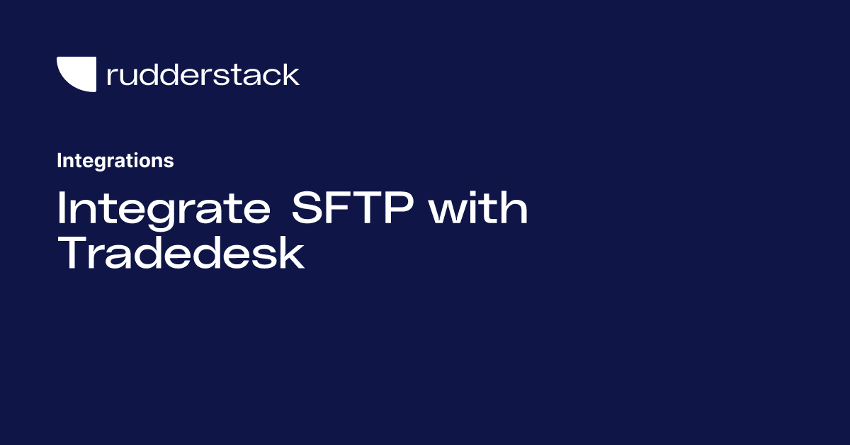 Integrate Sftp With Tradedesk