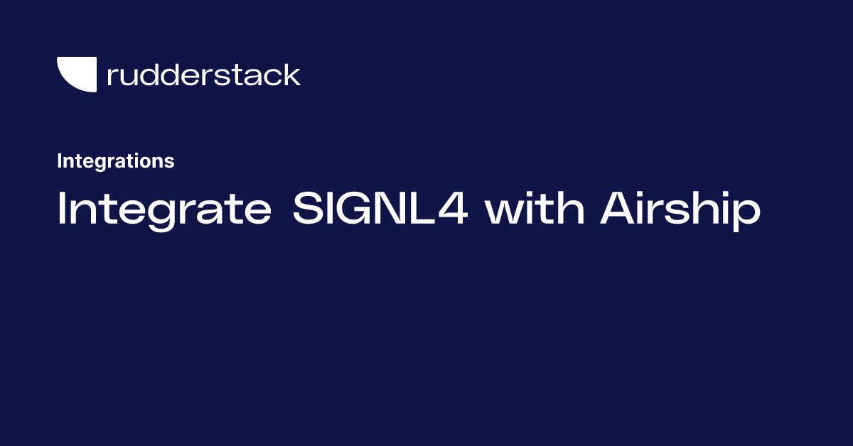 Integrate SIGNL4 with Airship