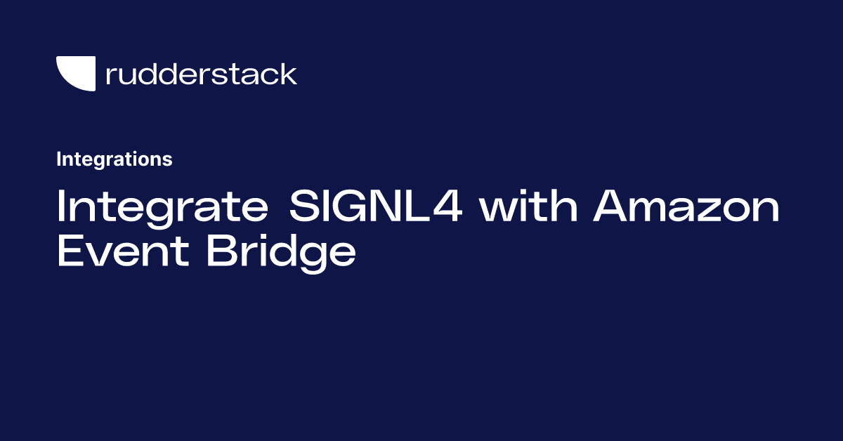 Integrate SIGNL4 with Amazon Event Bridge