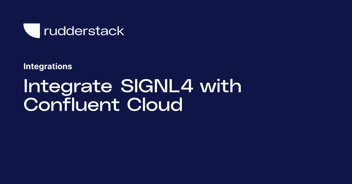 Integrate SIGNL4 with Confluent Cloud