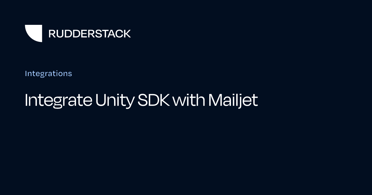 Integrate Unity SDK with Mailjet