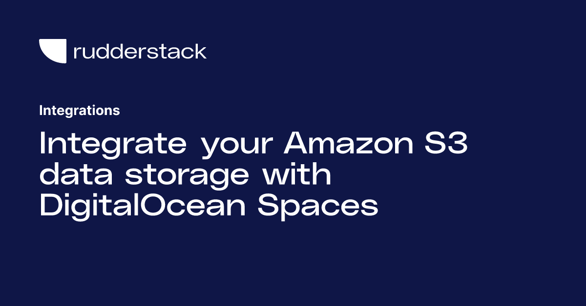 Integrate your Amazon S3 data storage with DigitalOcean Spaces