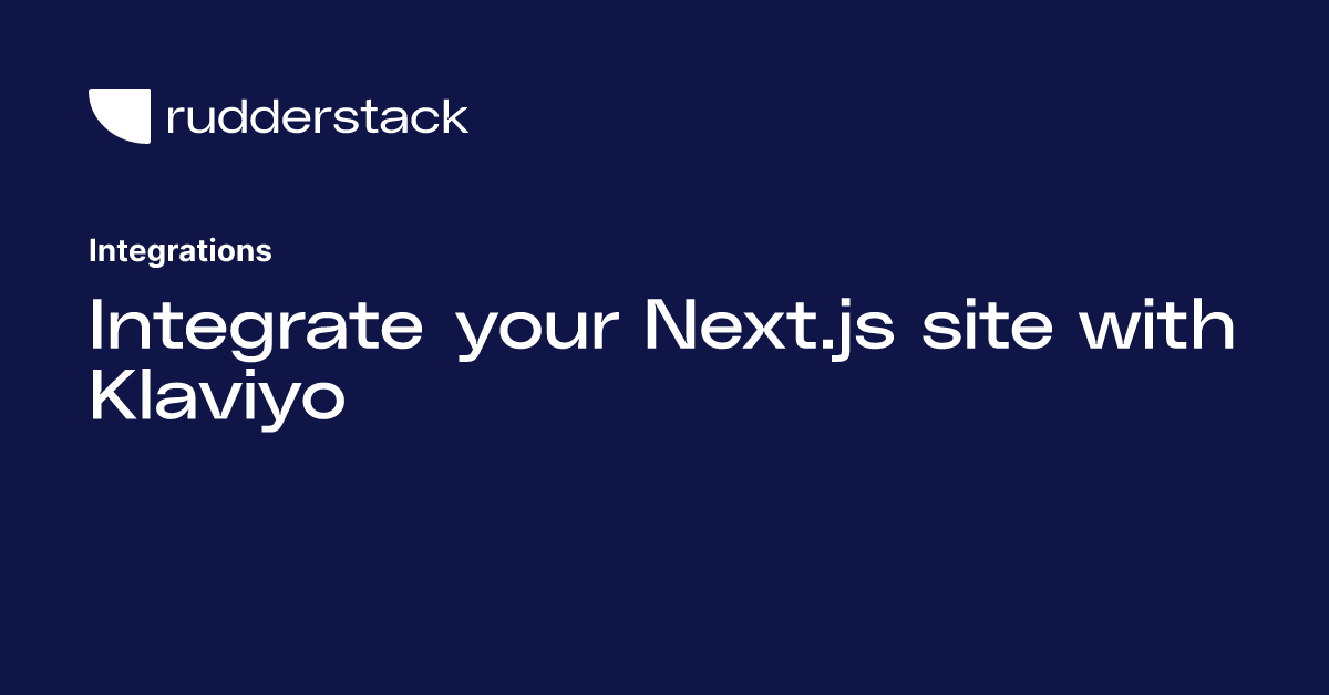 Integrate your Next.js site with Klaviyo