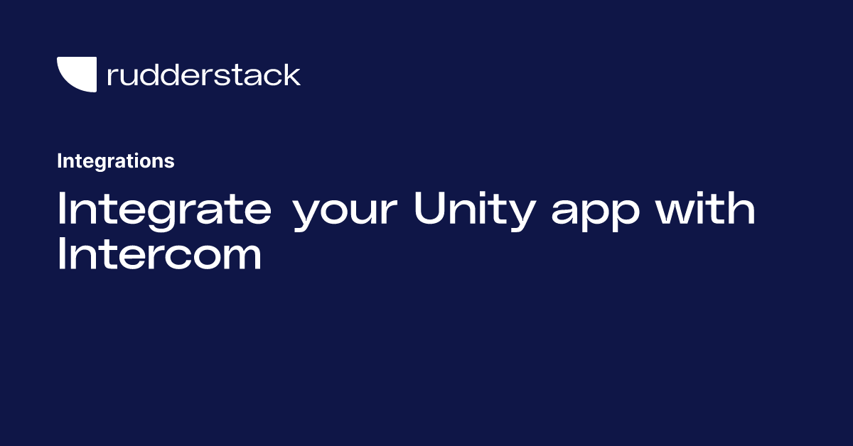 Integrate your Unity app with Intercom