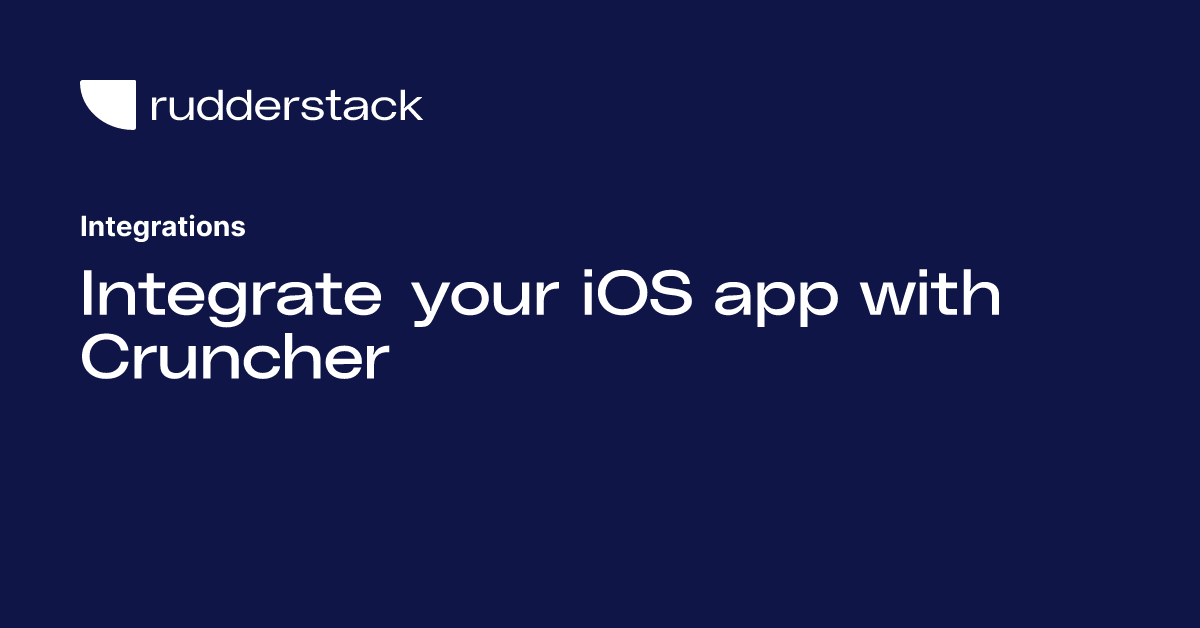 Integrate your iOS app with Cruncher