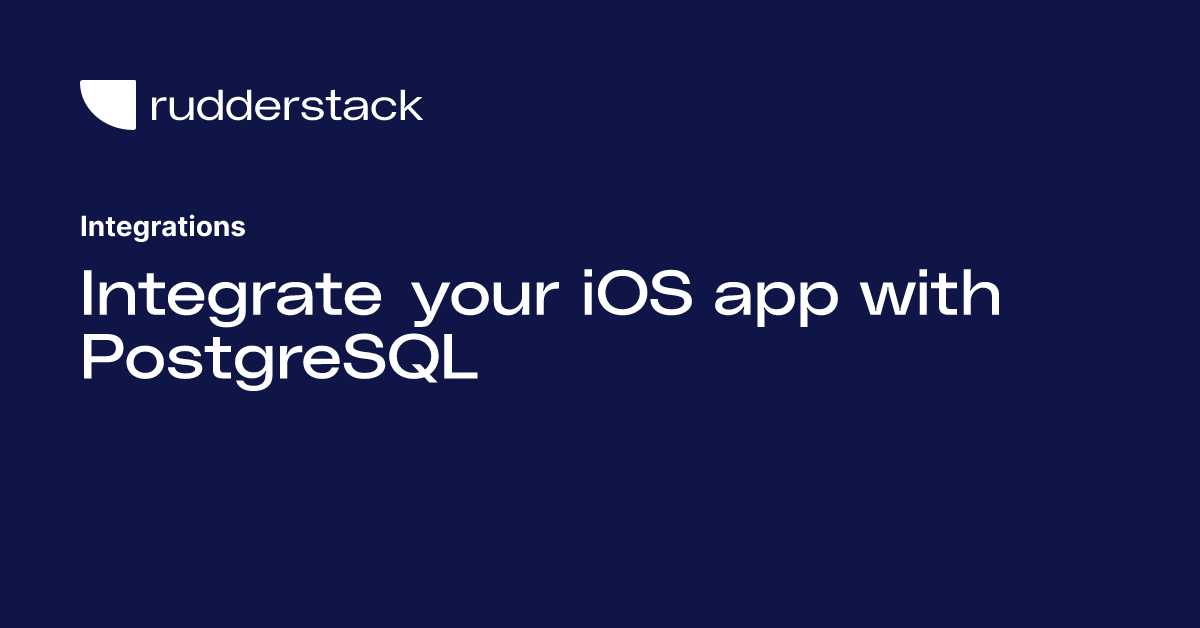 Integrate your iOS app with PostgreSQL