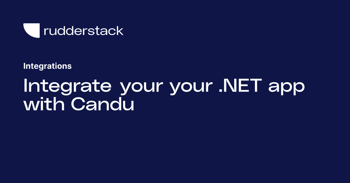 Integrate your your .NET app with Candu