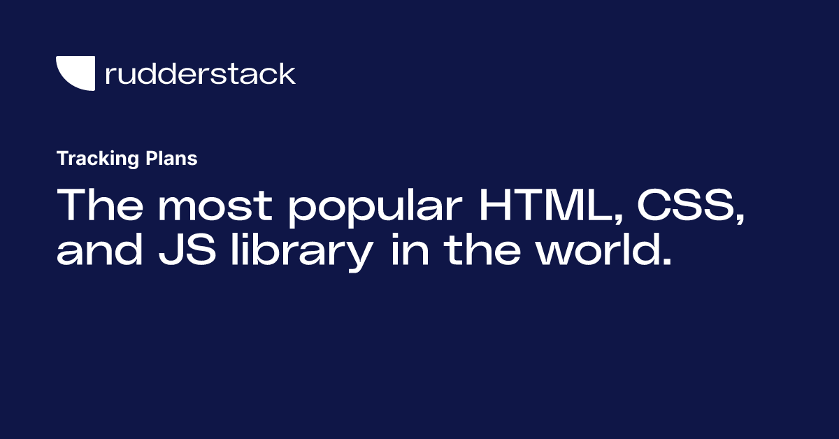 Tracking Plans | RudderStack Docs